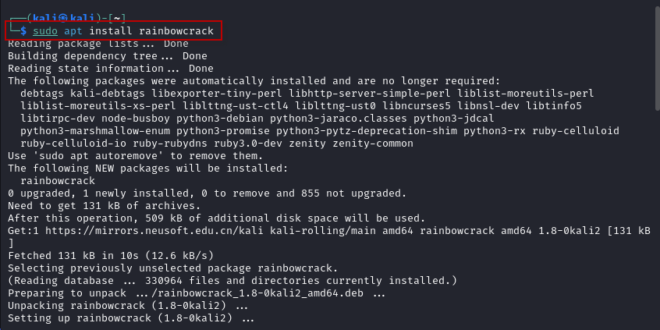 Crack Hashes using RainbowCrack and Rainbow Tables - TechArry Crack Hashes using RainbowCrack and Rainbow Tables - TechArry