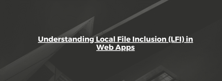 Understanding Local File Inclusion (LFI) in Web Apps - TechArry