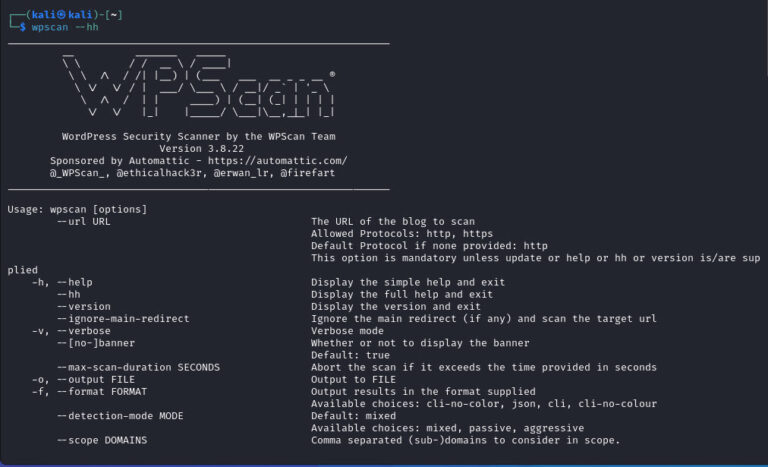 WPScan in Kali Linux: Scan WordPress Sites for Security - TechArry